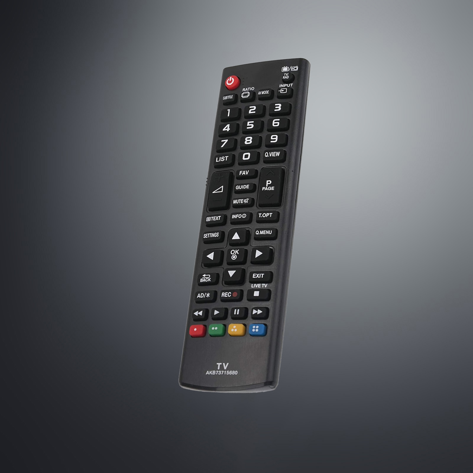 Telecomanda compatibila LED/LCD, LG, AKB73715680, neagra, baterii ...