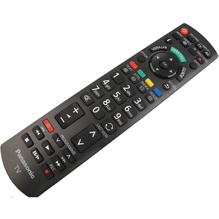 Távirányító LCD/LED-hez, Panasonic, N2QAYB00487, VIERA TOOLS, fekete ...
