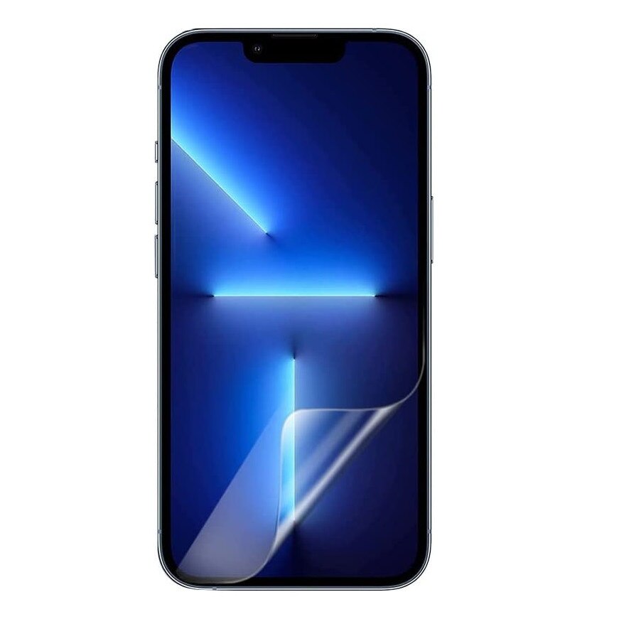 Set folii de protectie Mate, pentru iPhone 13 Pro Max, fata si spate ...