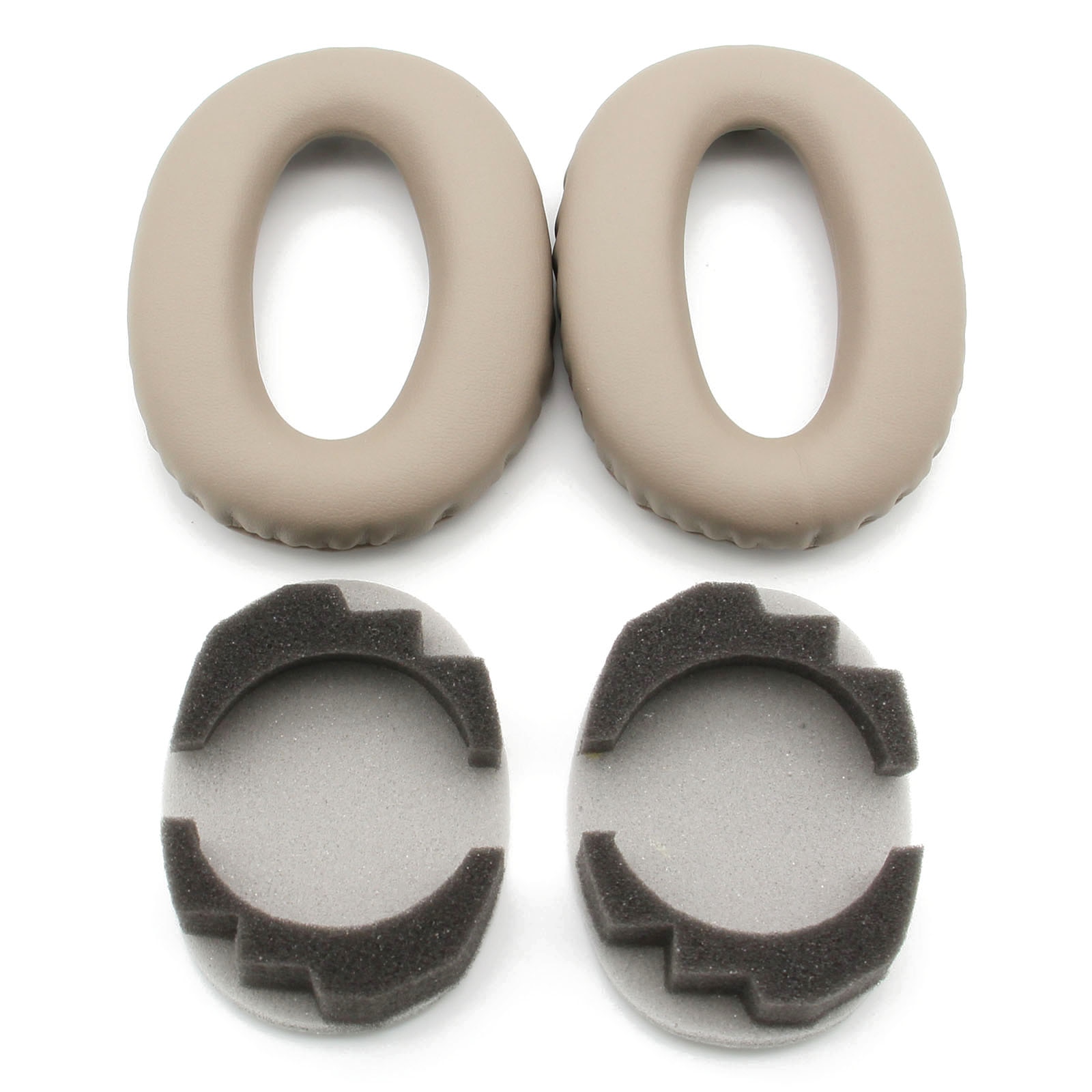 Set 2 perne pentru casti Sony WH-1000XM3, Spuma cu memorie/Piele ...