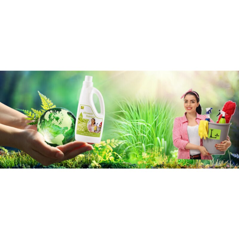 Detergent, Lina Line, de rufe, Iarba, lichid, automat, BIO 1 l - eMAG.ro