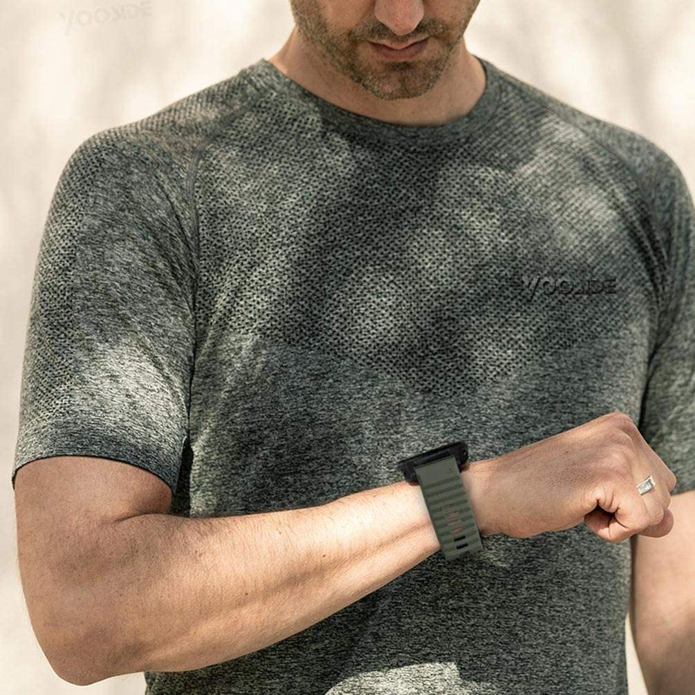 Bratara ceas pentru Garmin Fenix, Silicon, Verde - eMAG.ro