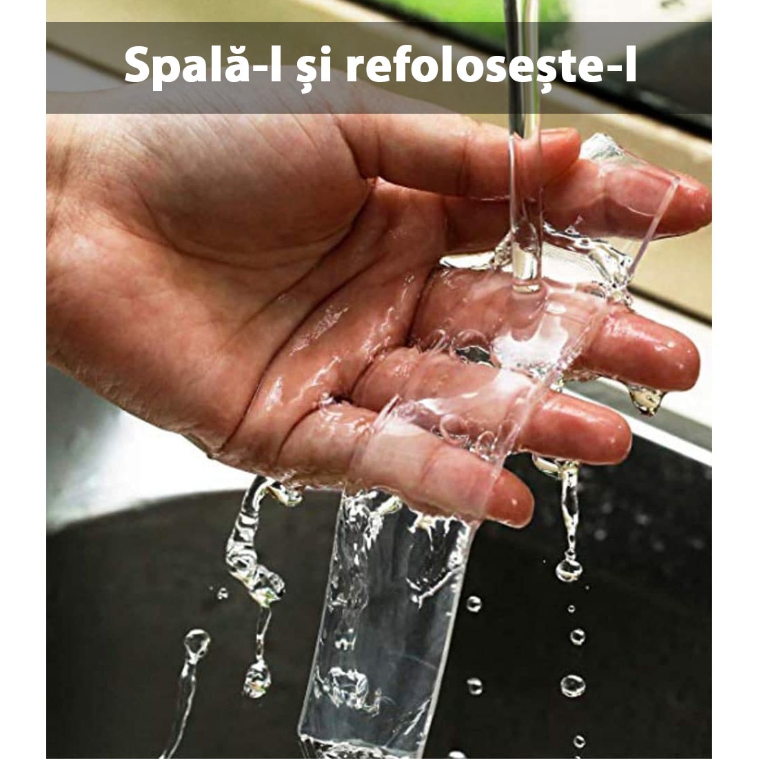 Двойно залепваща лента ZAFIT™, водоустойчива, силиконова, прозрачна ...