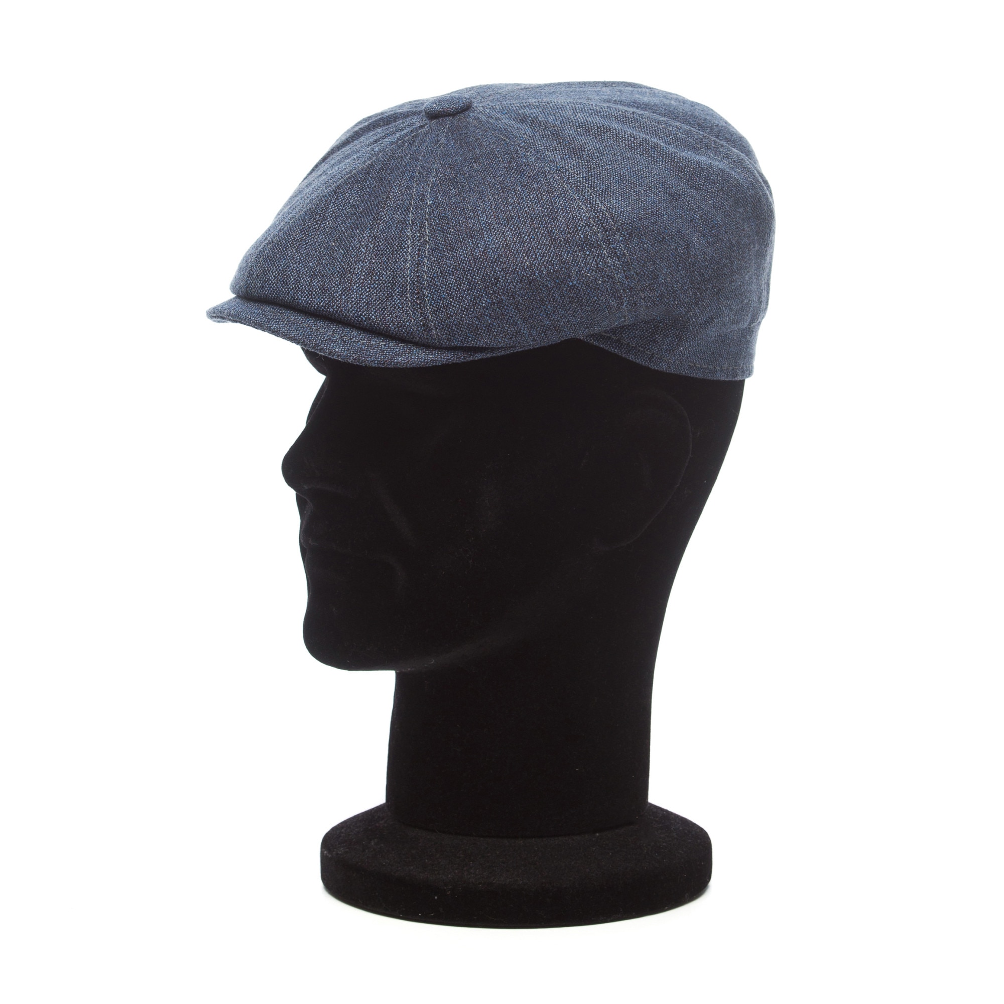 Sapca barbati Peaky, albastru, matase cu lana - XL - eMAG.ro