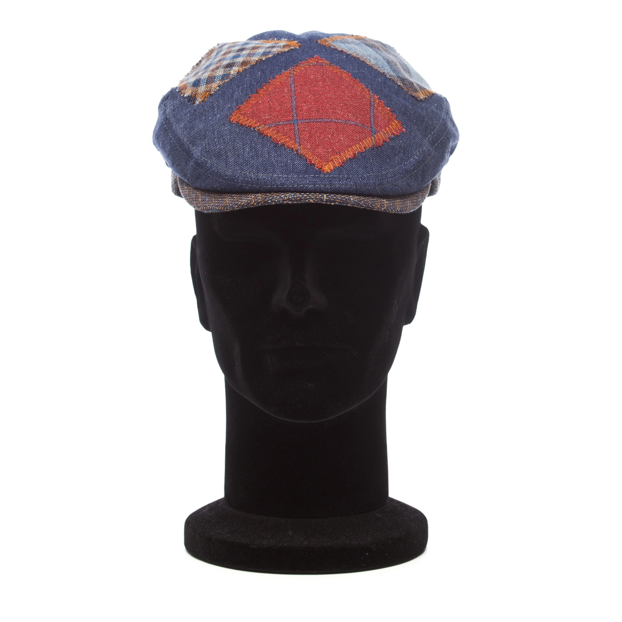 Sapca barbati Jordan patch, albastru cu petice, matase, L - eMAG.ro