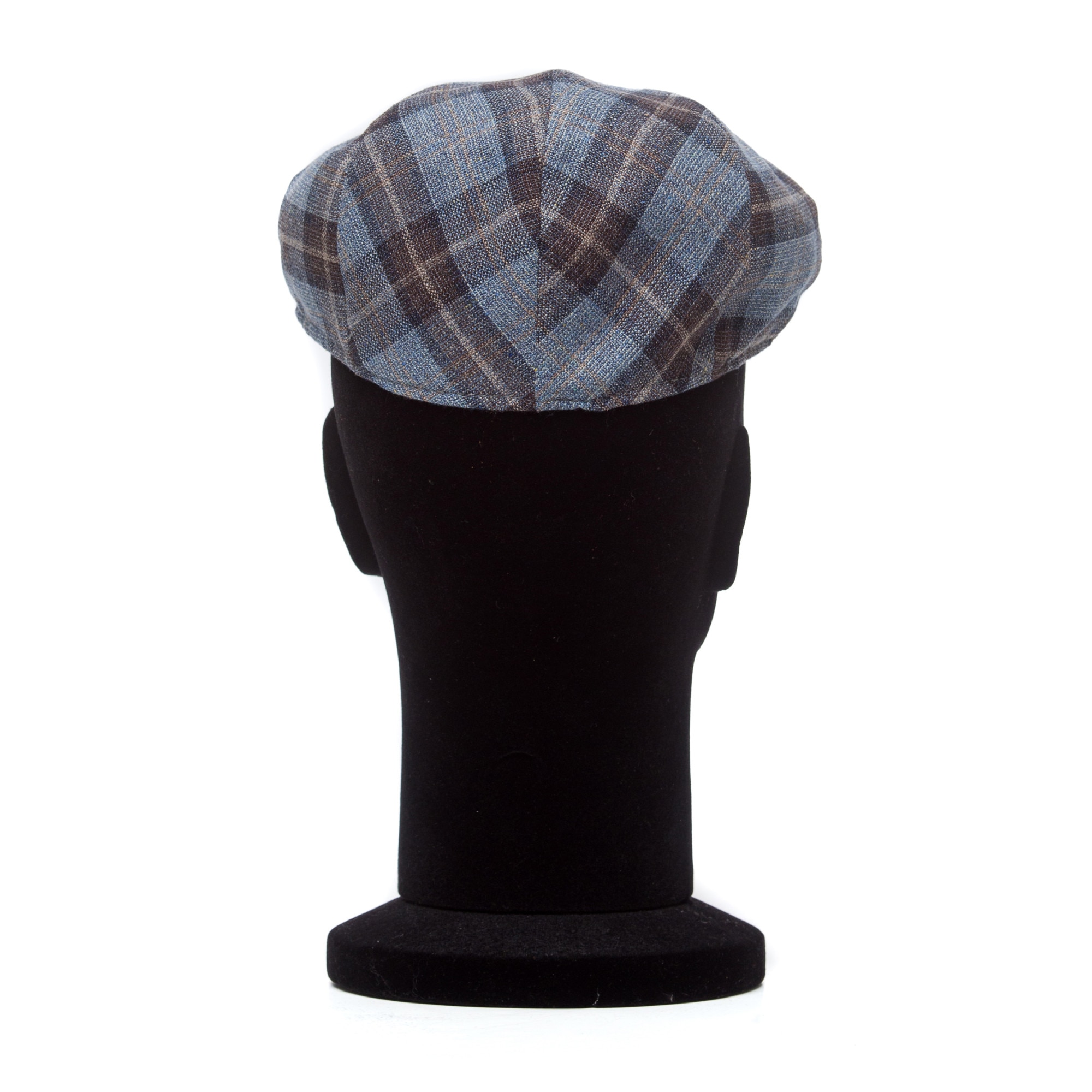 Sapca barbati Birmingham, albastru/maro, matase cu lana - L - eMAG.ro