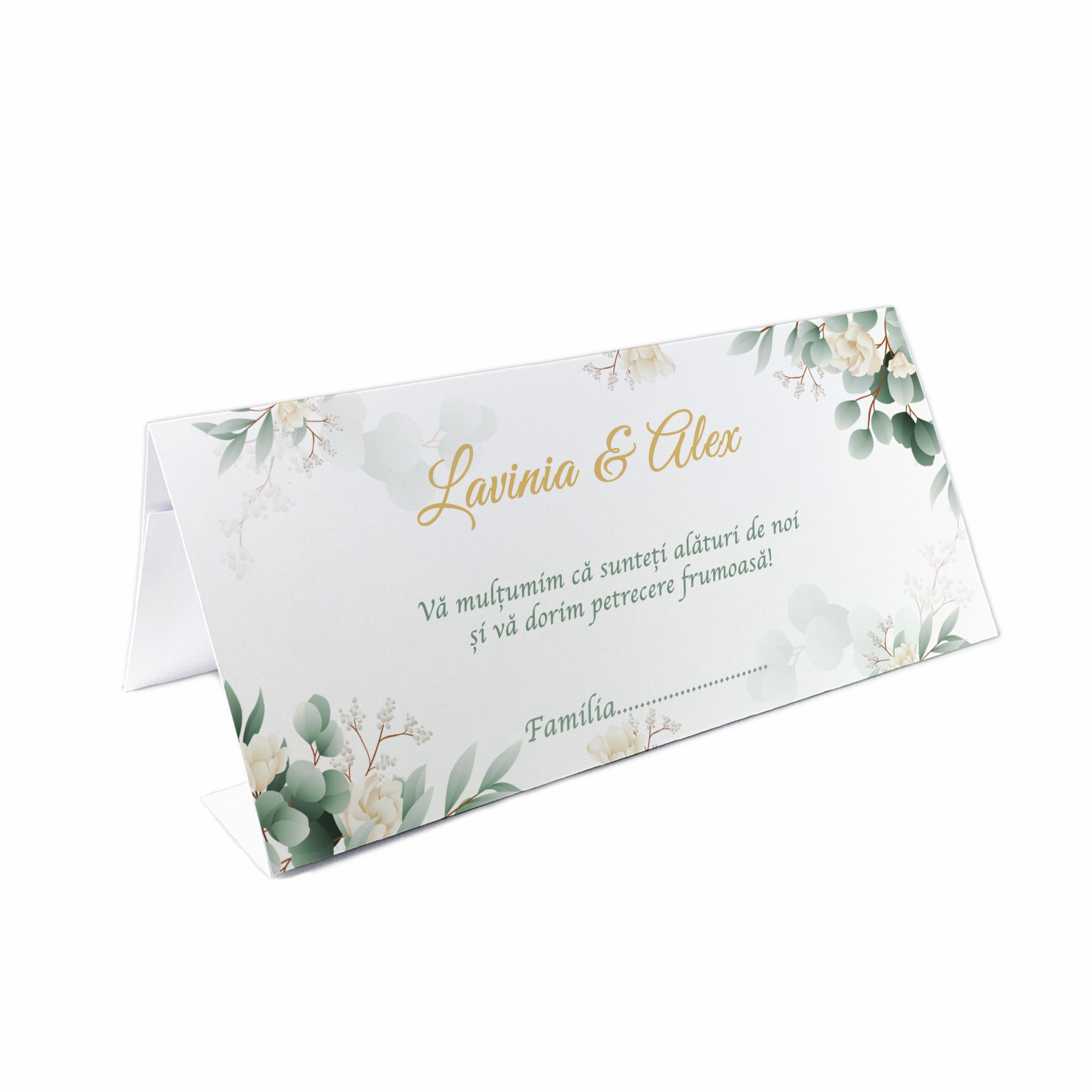 Set 10 bucati, Plic de Bani Nunta Ivory, Carton Alb, Personalizate si ...