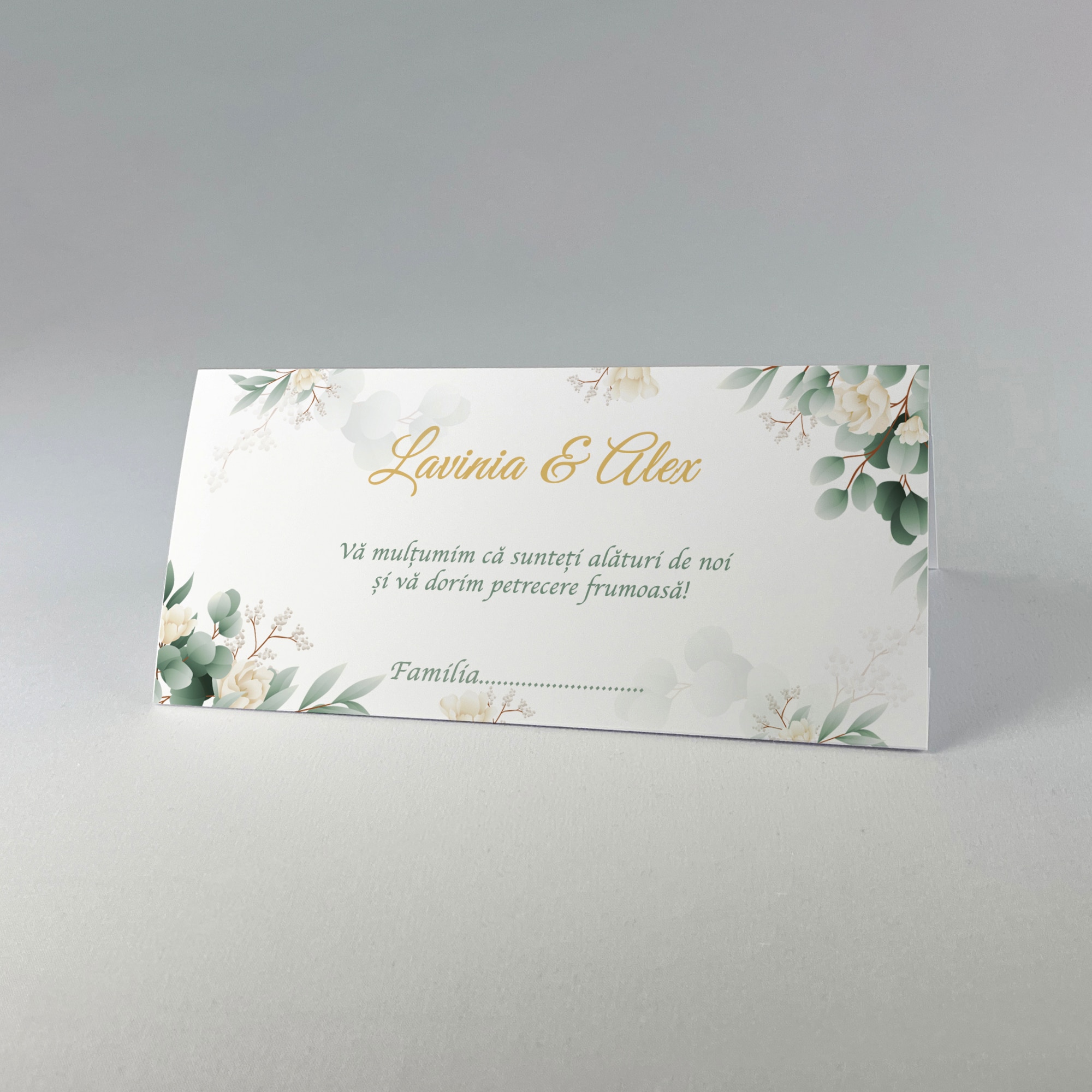Set 10 bucati, Plic de Bani Nunta Ivory, Carton Alb, Personalizate si ...