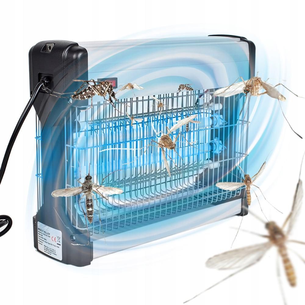 Aparat Insectocutor cu Lampa UV Anti-Insecte, Muste si Tantari, Putere ...