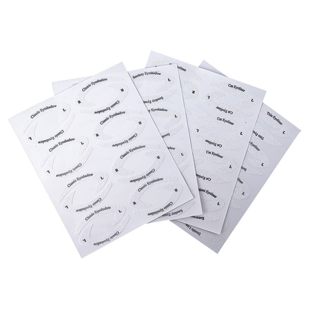 Sablon pleoape autocolant, SOOYE, Dermatograf, Transparent - eMAG.ro