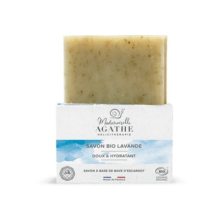 Sapun bio de lavanda, moale si hidratant 100g Mademoiselle Agathe - eMAG.ro