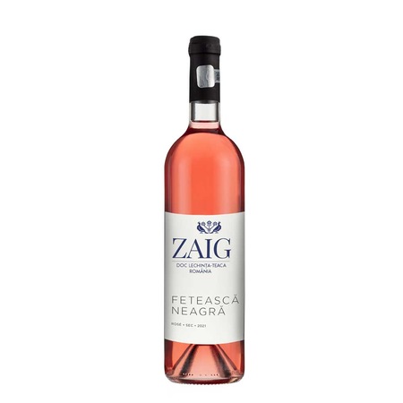 Vin Zaig Feteasca Neagra rosé DOC Lechinta-Teaca, sec 2021, 750ml - eMAG.ro