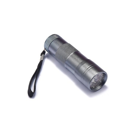 Lanterna 12 led, uv, din aluminiu, Argint - eMAG.ro