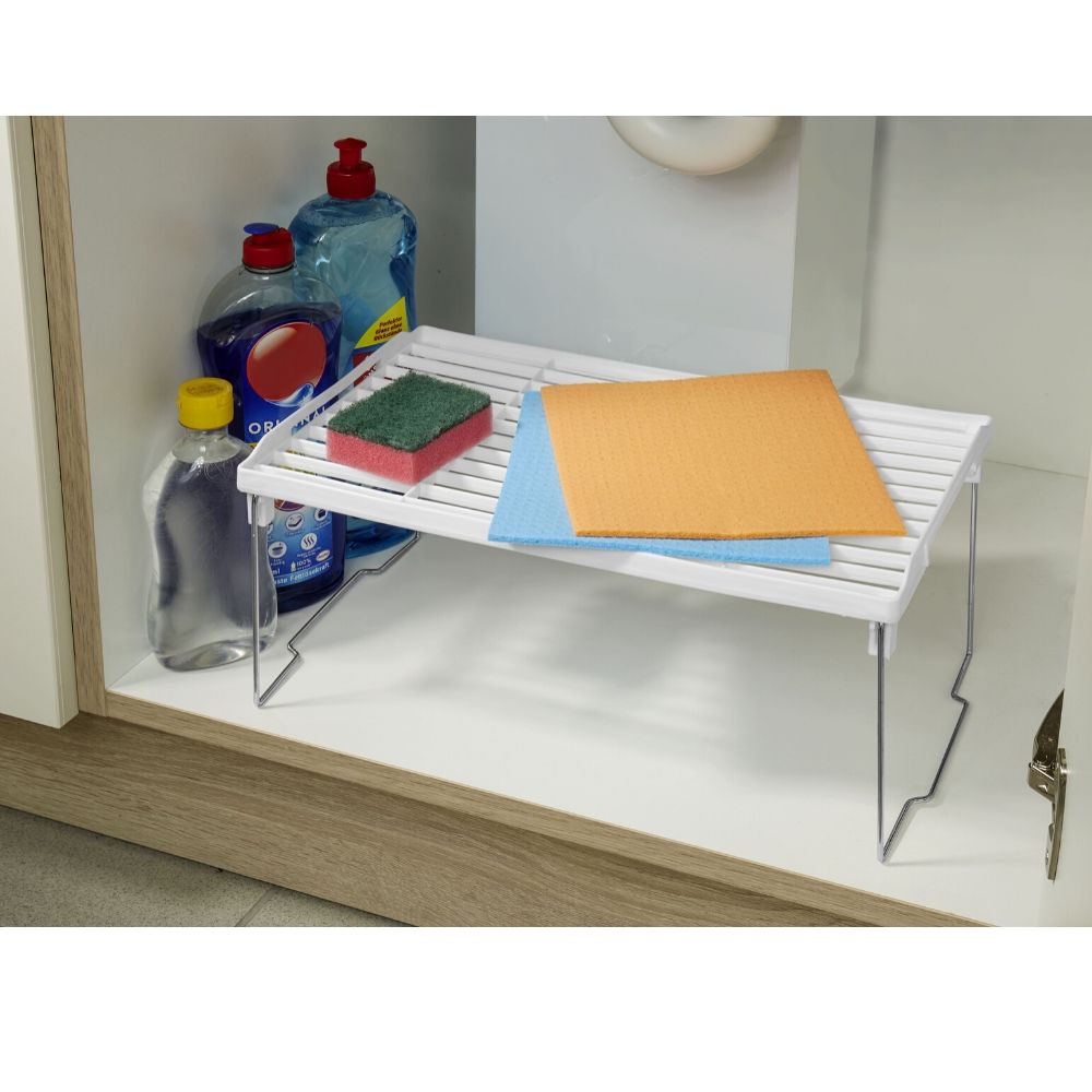 Raft pliabil, 38 x 23,5 x 17 cm, alb - eMAG.ro