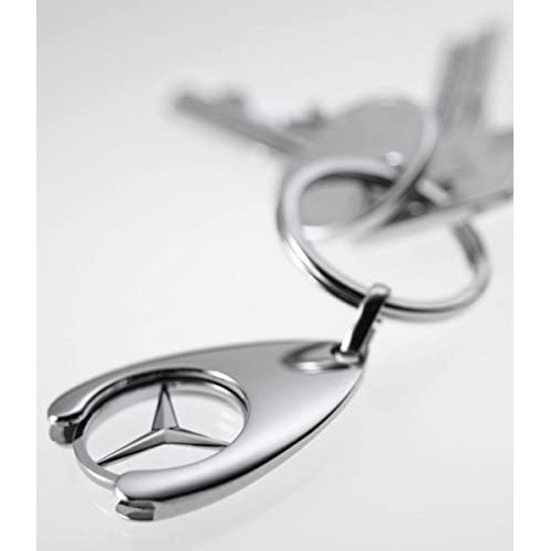 Breloc de chei IdeallStore, Silver Mercedes, 7.5 cm, metal, argintiu ...