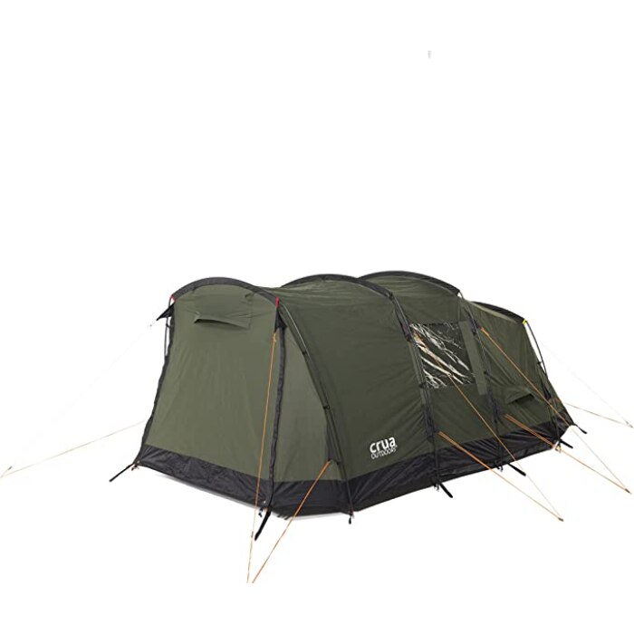 Cort 3 Persoane, Crua Outdoor, Poliester si Bumbac, Verde - eMAG.ro