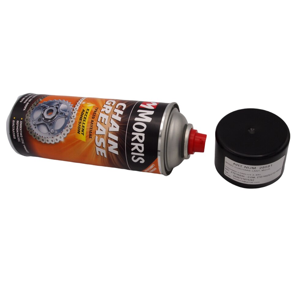Професионален спрей за смазване на вериги, Morris, Chain Grease, 400 мл ...