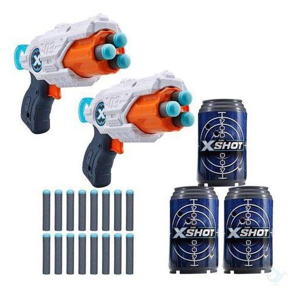 Pistol de jucarie, Xshot, 2x MK3, 8+ - eMAG.ro