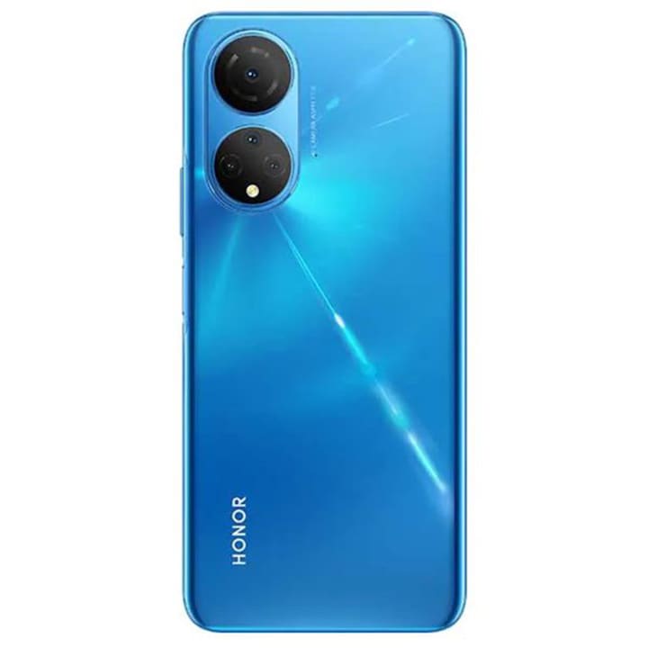Мобилен телефон Honor X7, 4G, 128GB, 4GB RAM, Dual Sim, Цвят Ocean Blue ...