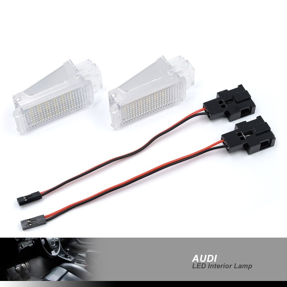 Set Lampi LED Torpedo Lumina picioare Lumina Portiere Usi Portbagaj dedicate Audi A1, A3, A4, B6 ...
