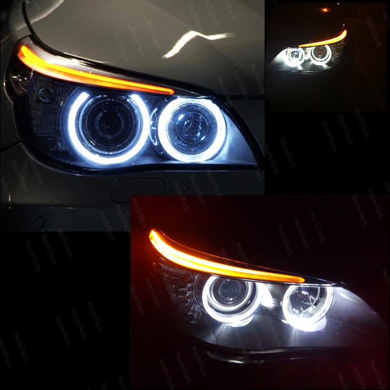 Set 2 Becuri Led Marker 120w H8 LED Angel 6000k Bmw E82, E90, E92, E60 ...