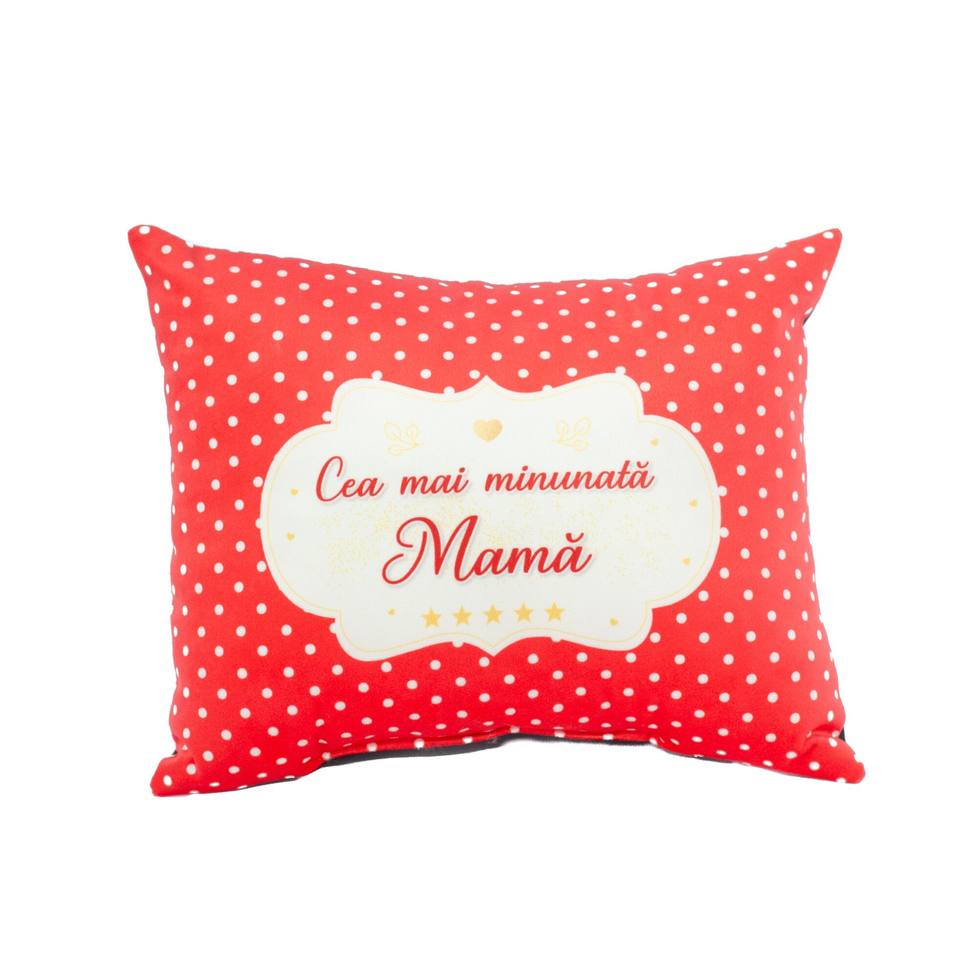 Perna patrata mica, Cea mai minunata mama, 30x25 cm, Poem Design - eMAG.ro
