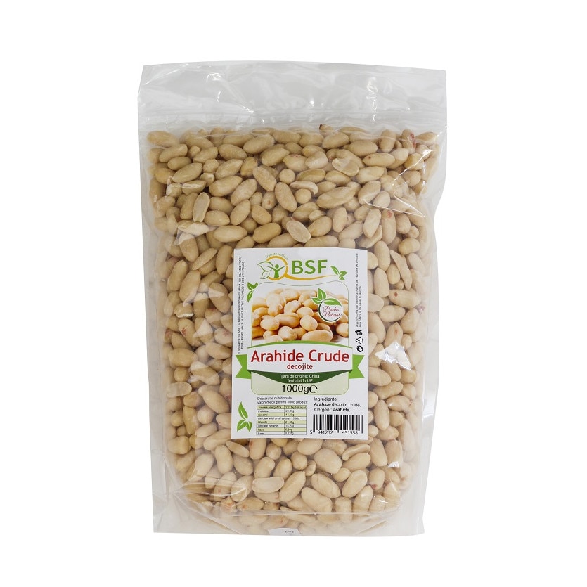 Arahide decojite crude 1kg - eMAG.ro