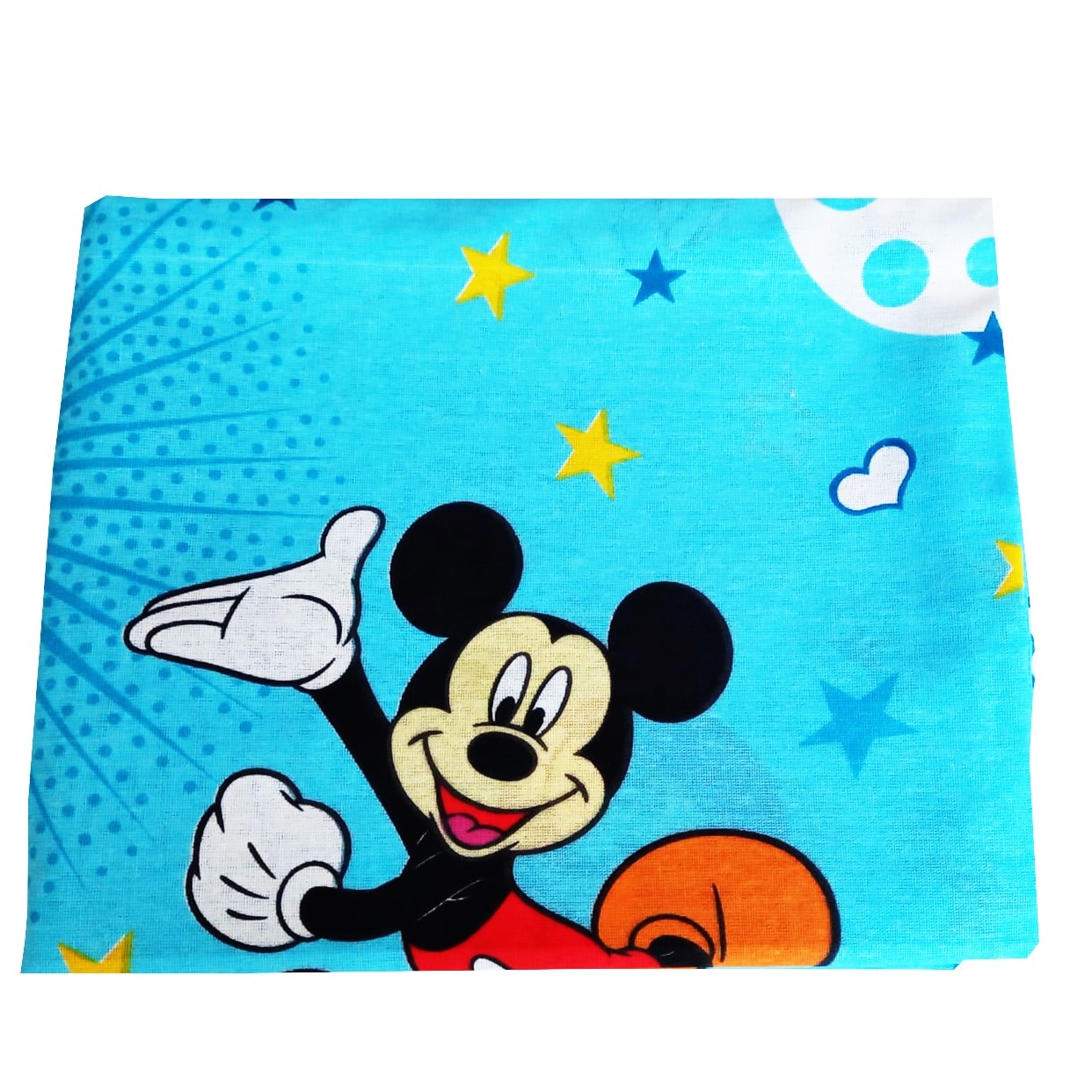 Lenjerie pat, 3 piese MCF, Minnie si Mickey mouse, multicolor, 90x200 ...