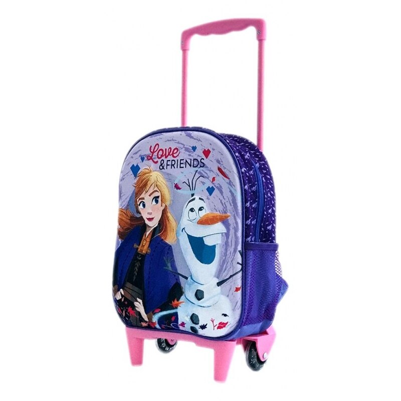 Ghiozdan Troller 3D pentru gradinita cu Frozen, 38 x 28 x 13 cm - eMAG.ro