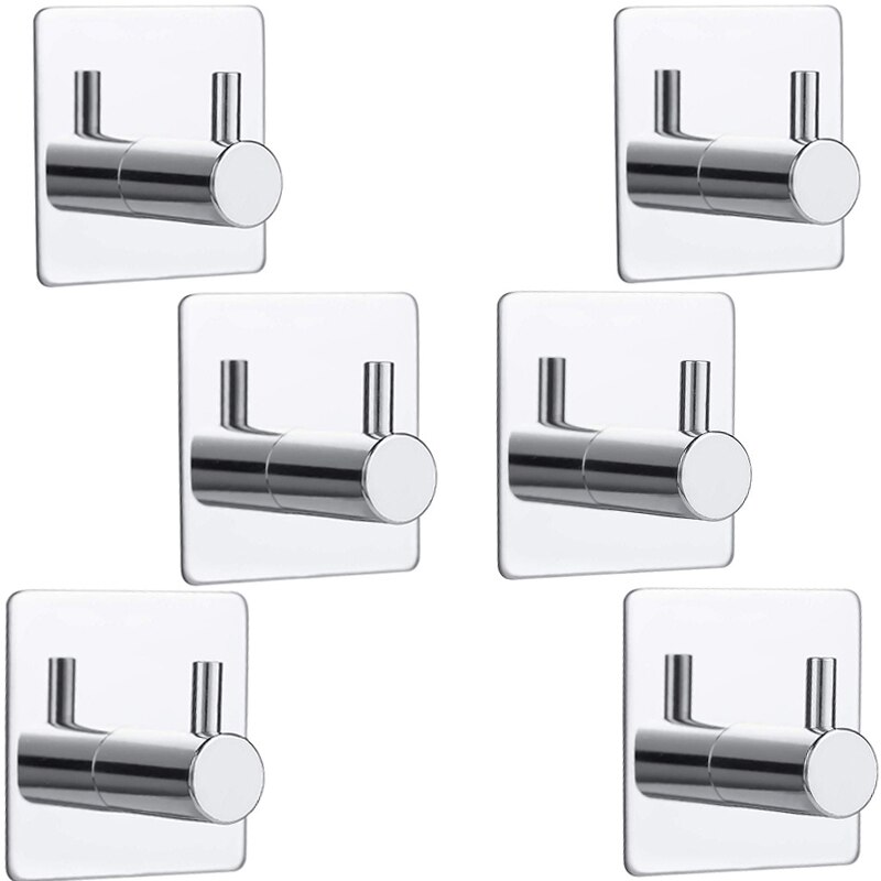 Set 6 carlige de prosoape, NUODWELL, Potrivit pentru baie, coridor ...