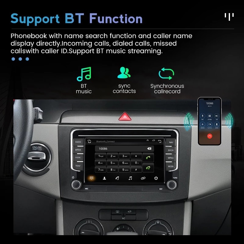 Navigatie NAVI-IT, 2GB RAM 16GB ROM, Model 2022, Volkswagen Golf 5 ...