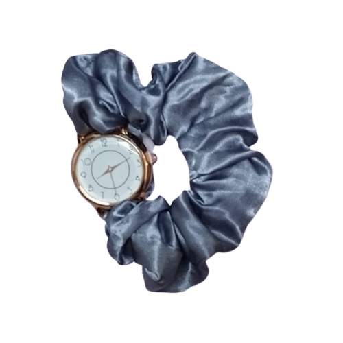 Ceas Dama Elegant cu funda gri fluorescenta cu becuri intermitente ...