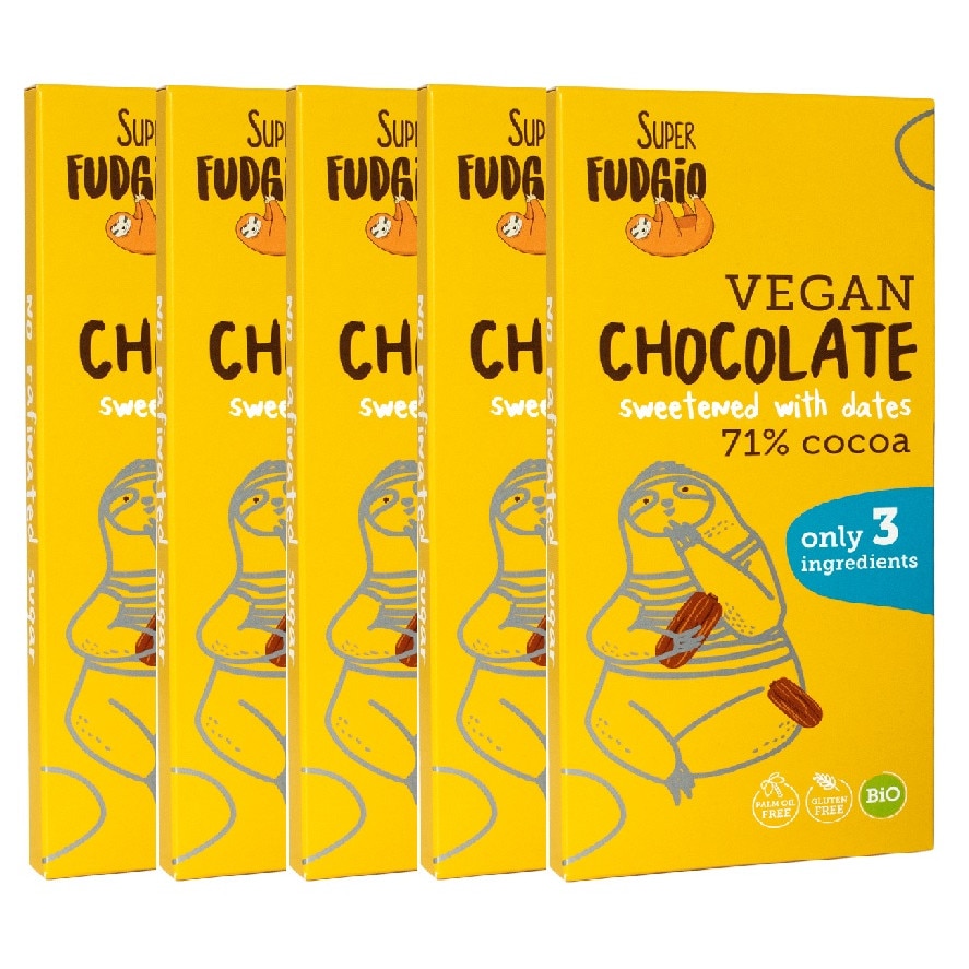 Комплект био шоколад Super Fudgio, Безглутенов, Веган, Подсладен с ...