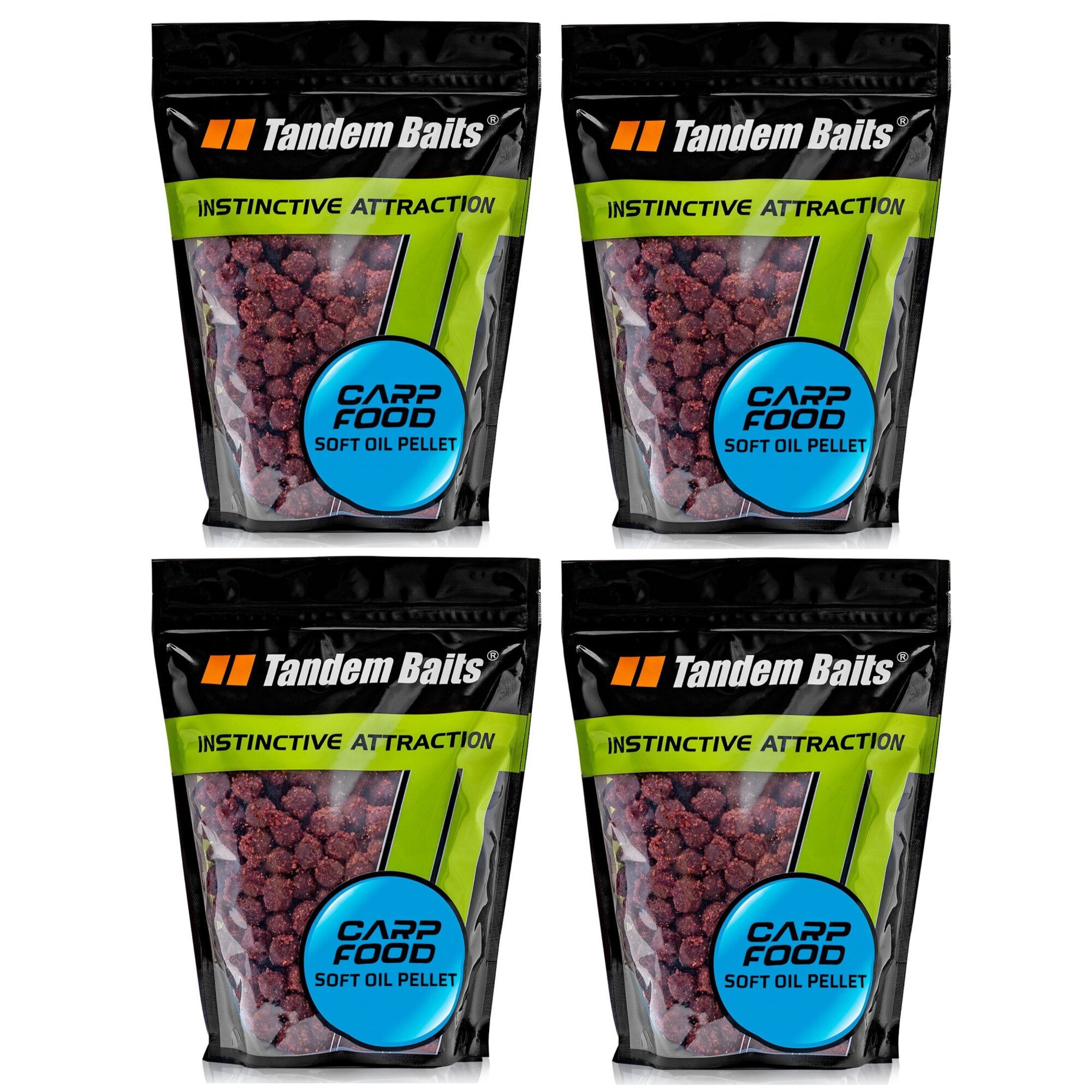 4 x Pelete Carp Soft Oil, Tandem Baits, 16 mm, 4x1 kg, Ripe Mulberry ...