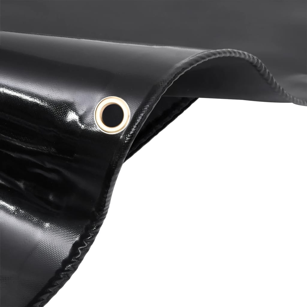 Prelata universala impermeabila, 6x8m, Panza/PVC, Negru - eMAG.ro