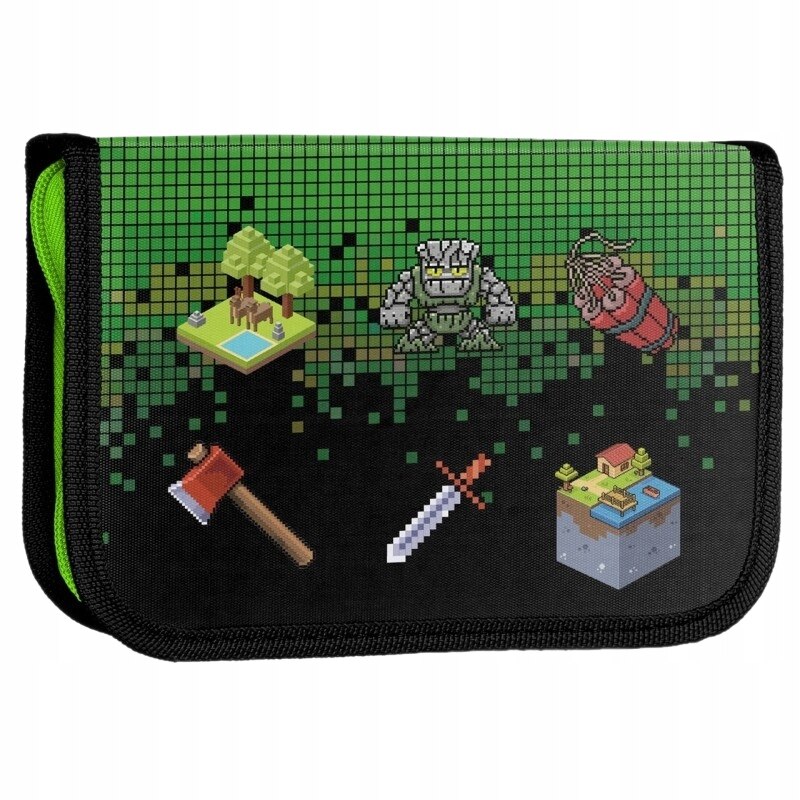 Set ghiozdan scoala Penar, sac pentru pantofi, Minecraft - eMAG.ro