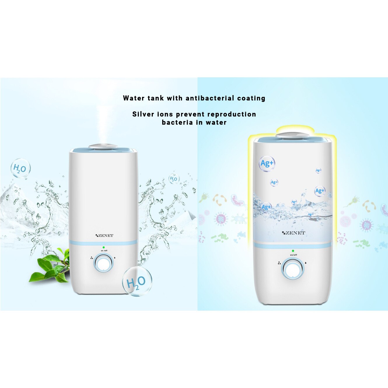 Párásító gyerekeknek Zenet ZET-408 3,5l - eMAG.hu