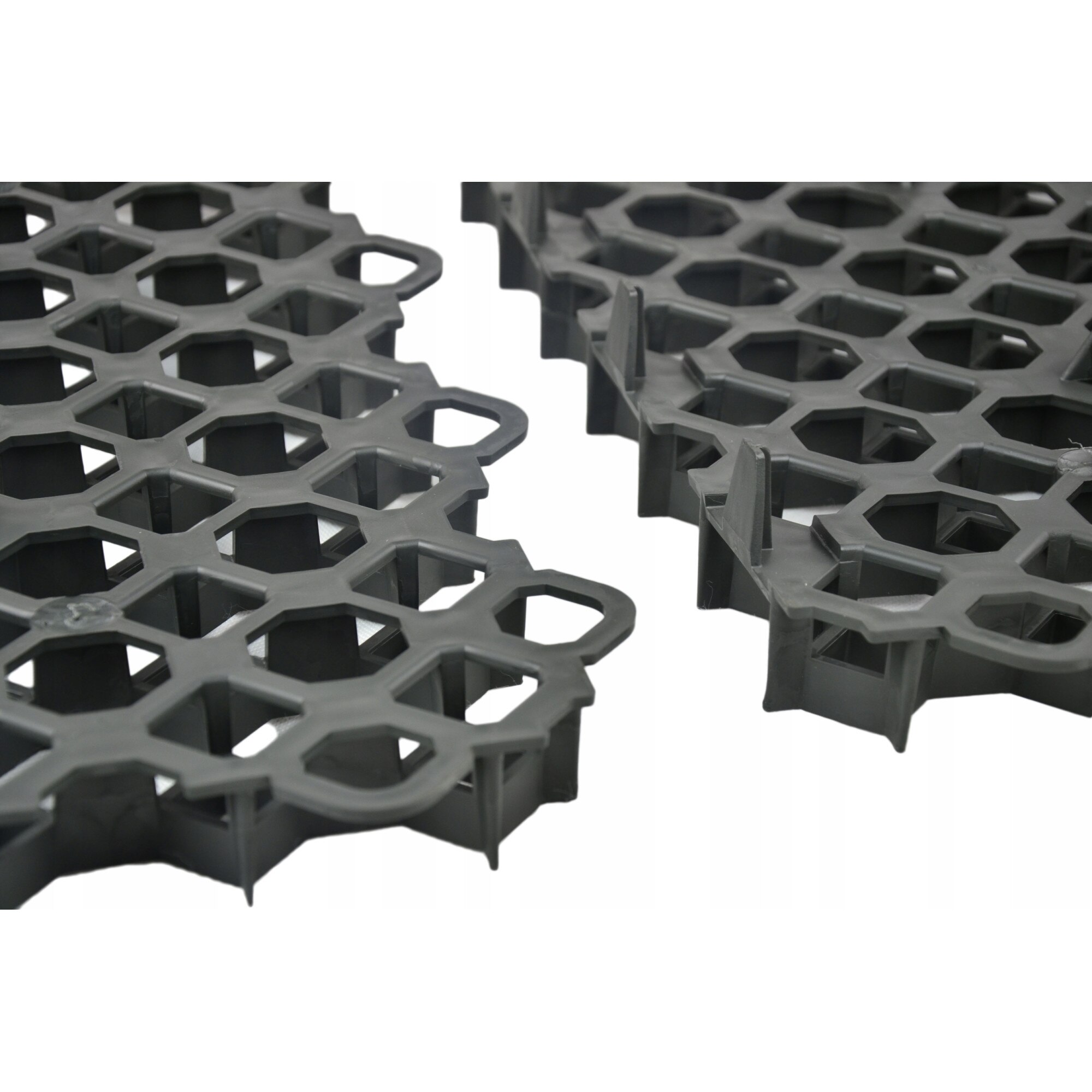 Pavaj ecologic StellaGreen SG1 pentru gazon, culoare neagra, dimensiuni ...