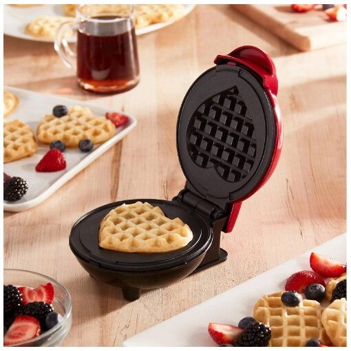 Mini Gofrisütő - szív alakú 350W - eMAG.hu