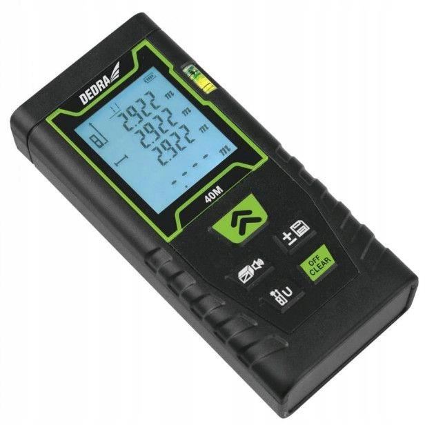 Nivela laser, linie incrucisata, verde, cu telemetru si suport magnetic ...