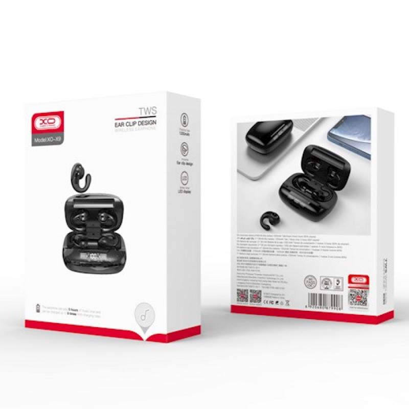 Casti bluetooth wireless XO X9 TWS, Bluetooth 5.0, Digital display ...