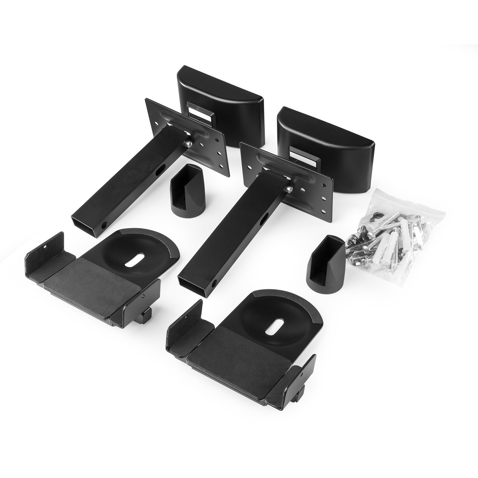 Set de 2 suporturi de boxe pentru perete, 2x15 kg, Audizio HTS35 - eMAG.ro