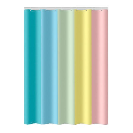 Perdea de dus anti-mucegai, SOOYE® model curcubeu colorat, 180x200 cm ...