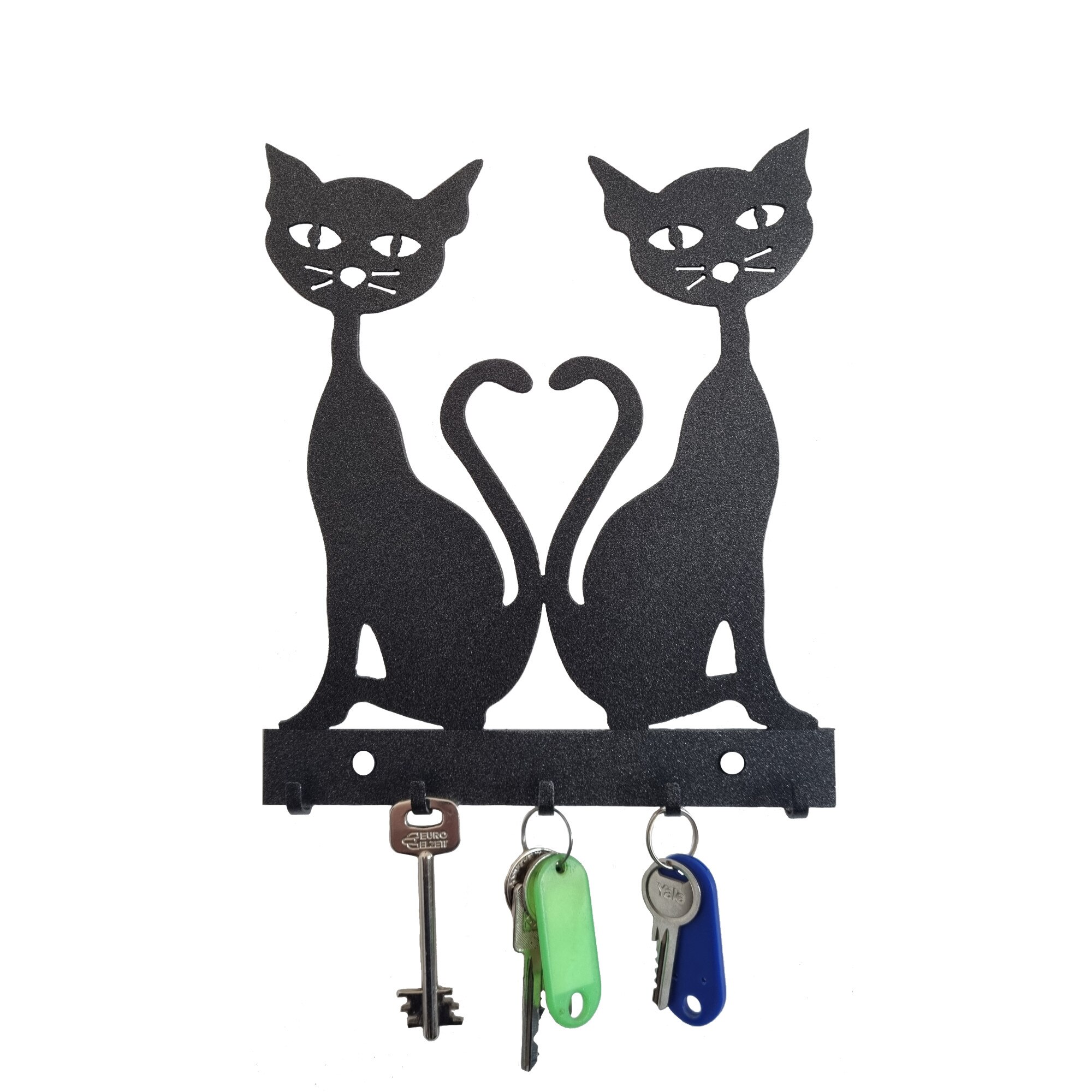 Suport / agatatoare chei de perete Pisici - eMAG.ro
