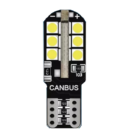 Комплект от 2 броя led крушка W5W 24 smd - eMAG.bg