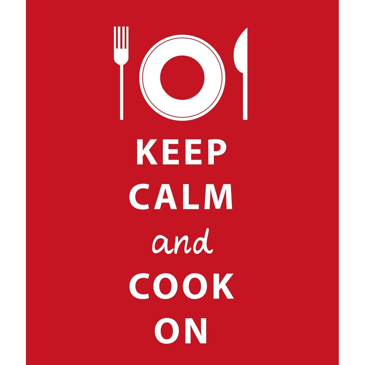 Стъклена защита против топене, Wenko, Keep Calm, 60 x 70 см - eMAG.bg