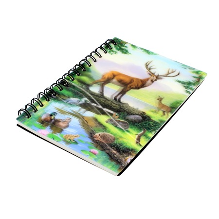 Carnetel zoo cu spirala 3D Woodland Harmony - eMAG.ro