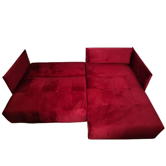 Coltar Lando, culoarea rosie-bordo, dimensiuni 250cm X 180cm X 150cm ...