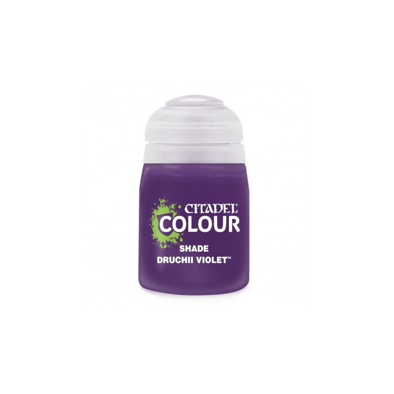 Citadel Miniatures Paint, Games Workshop, нюанс Druchii Violet, 18 ml ...