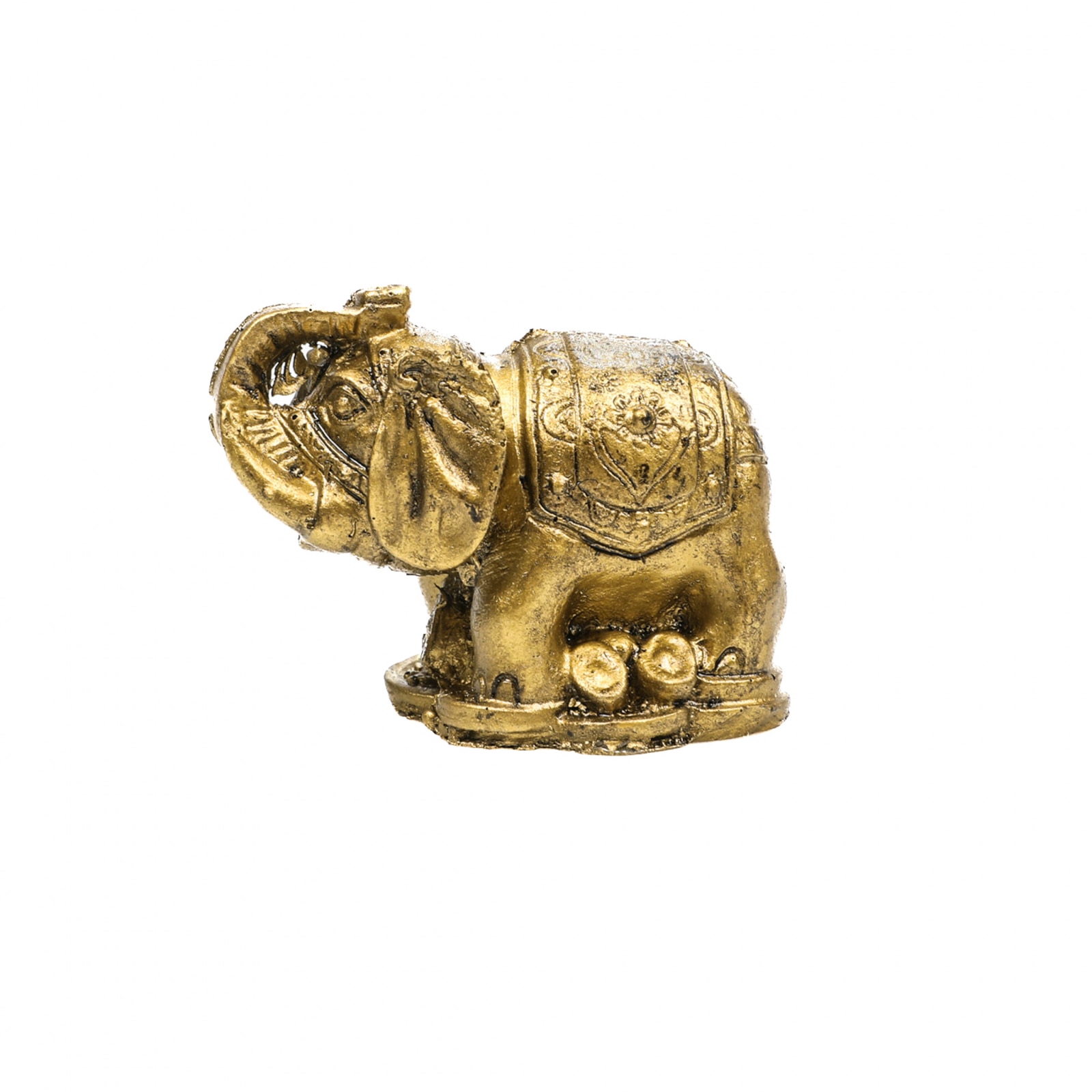 Statueta Feng Shui elefant mic cu trompa ridicata pentru prosperitate ...